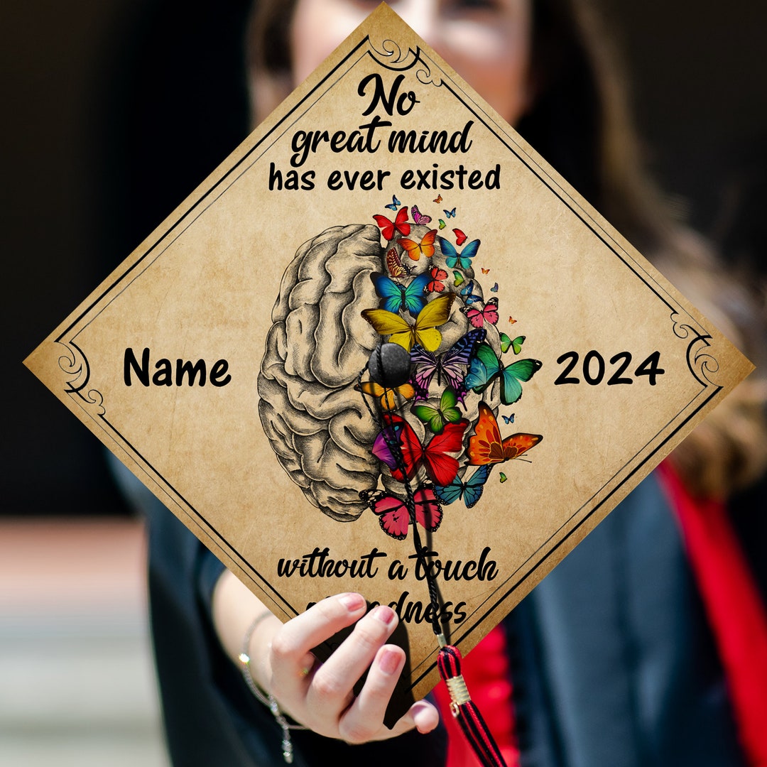 Personalized Psychology Graduation Cap Topper, Customized Psychology ...