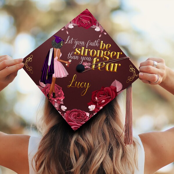 Inspirational Graduation Cap - Etsy
