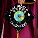 Personalized the World is My Classroom Printed Grad Cap Topper, Custom ...