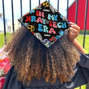 In My Xray Tech Era Graduation Cap, Radiologic Technologist Grad Cap ...