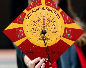 Graduation Cap Topper Lawyer - Etsy