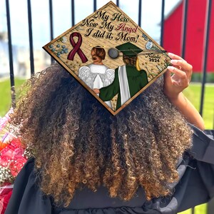 Custom Memorial Cap Decoration, Personalized Memories Graduation Cap ...