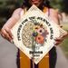 Psyched for the Journey Ahead Graduation Cap, Personalized Psychology ...