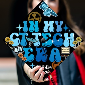 Personalized CT Technologist Graduation Cap, Rad Tech Grad Cap Topper ...