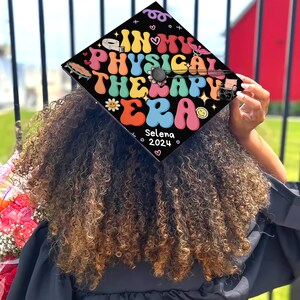 In My Physical Therapy Era Grad Cap, Personalized PT Graduation Cap ...