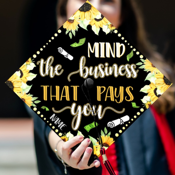 Business Graduation Cap Topper - Etsy