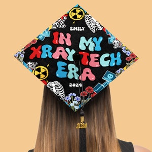In My Xray Tech Era Graduation Cap, Radiologic Technologist Grad Cap ...