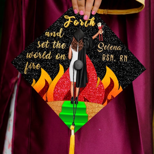 Unapologetically Dope Black Girl Graduation Cap Topper Black - Etsy