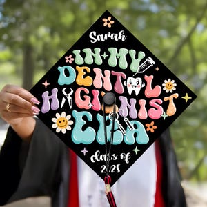 In My Dental Hygienist Era Graduation Cap, Custom RDH Grad Cap Topper ...