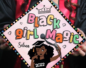Black Girl Magic Grad Topper - Etsy