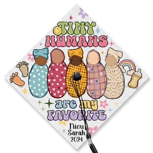 Personalized NICU Nursing Grad Cap Topper, NICU Nursing Graduation Cap ...