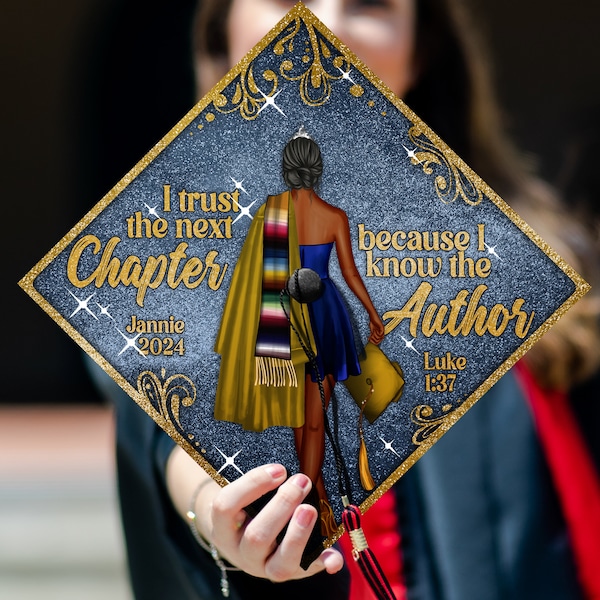 Bible Verse Graduation Cap Topper - Etsy