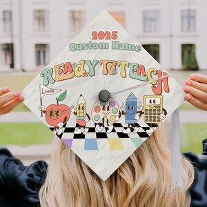 Ready to Teach Personalized Cap Decoration for Graduation, Custom ...