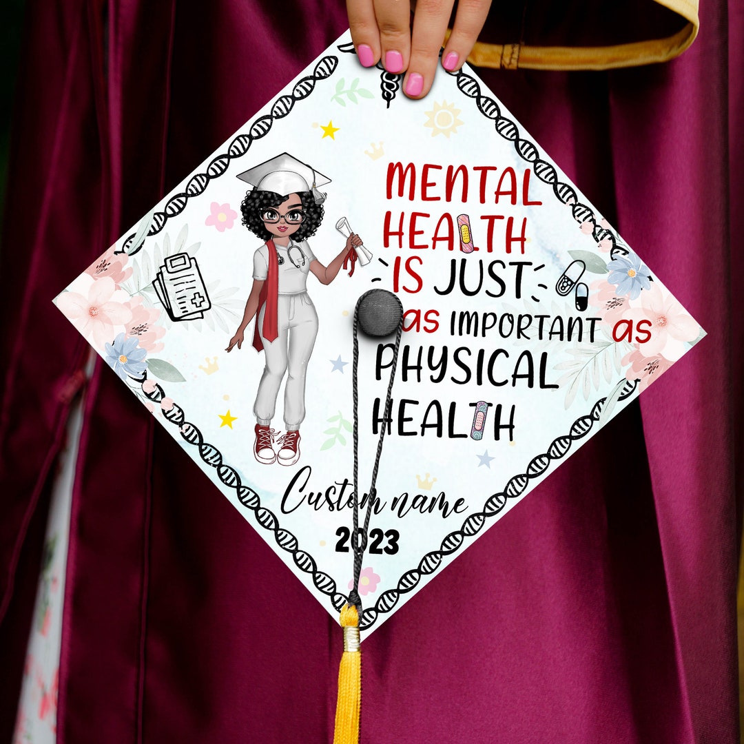 Personalized Nursing Graduation Cap Topper Customized Cap - Etsy