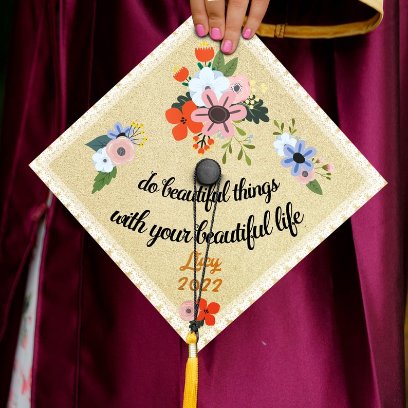 Motivational Graduation Cap Topper, Grad Cap Topper, Graduation Decor ...