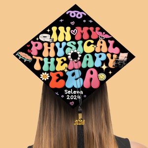 In My Physical Therapy Era Grad Cap, Personalized PT Graduation Cap ...