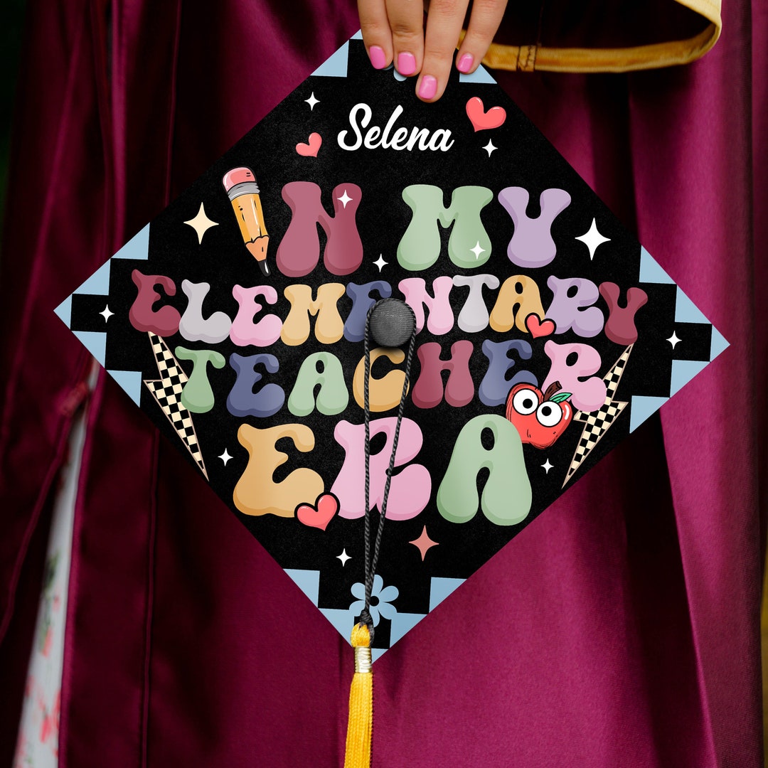 Customized Teacher Grad Cap Topper, Unique Cap Decoration for ...