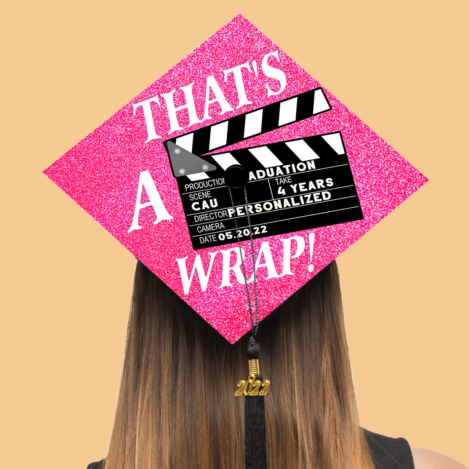 Personalized Film Student Graduation Cap Topper Funny Grad - Etsy