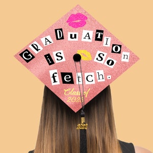 Personalized Graduation Fetch Printed Grad Cap Topper, Personalized ...