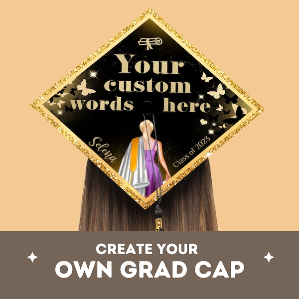 Graduation Design Cap Topper - Etsy