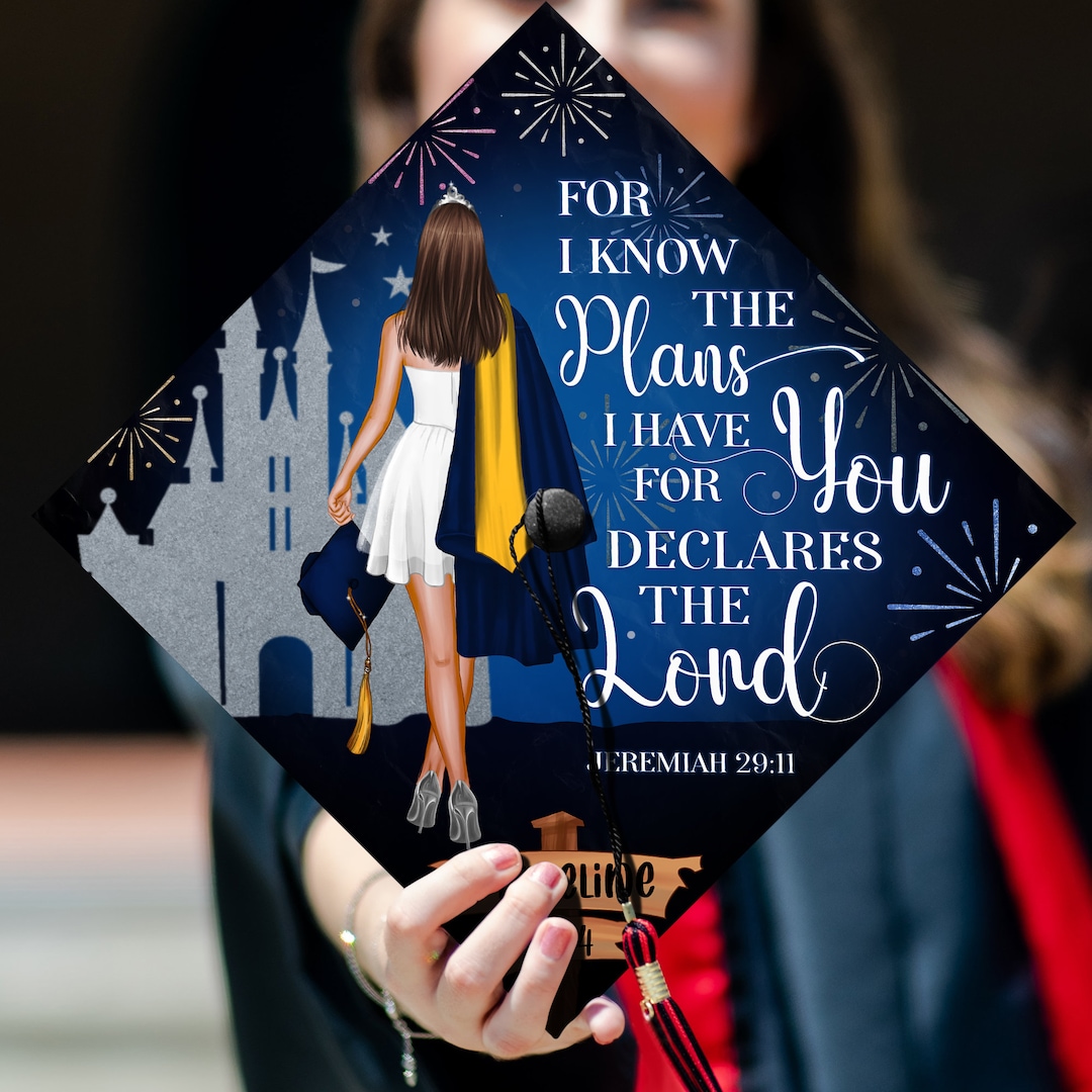 Plans I Have for You Jeremiah Graduation Cap Topper, Personalized Bible ...