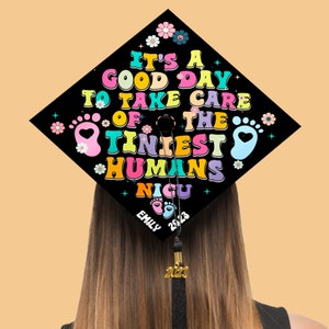 Personalized Nicu Nurse Graduation Cap Topper, Customized Nursing Cap ...