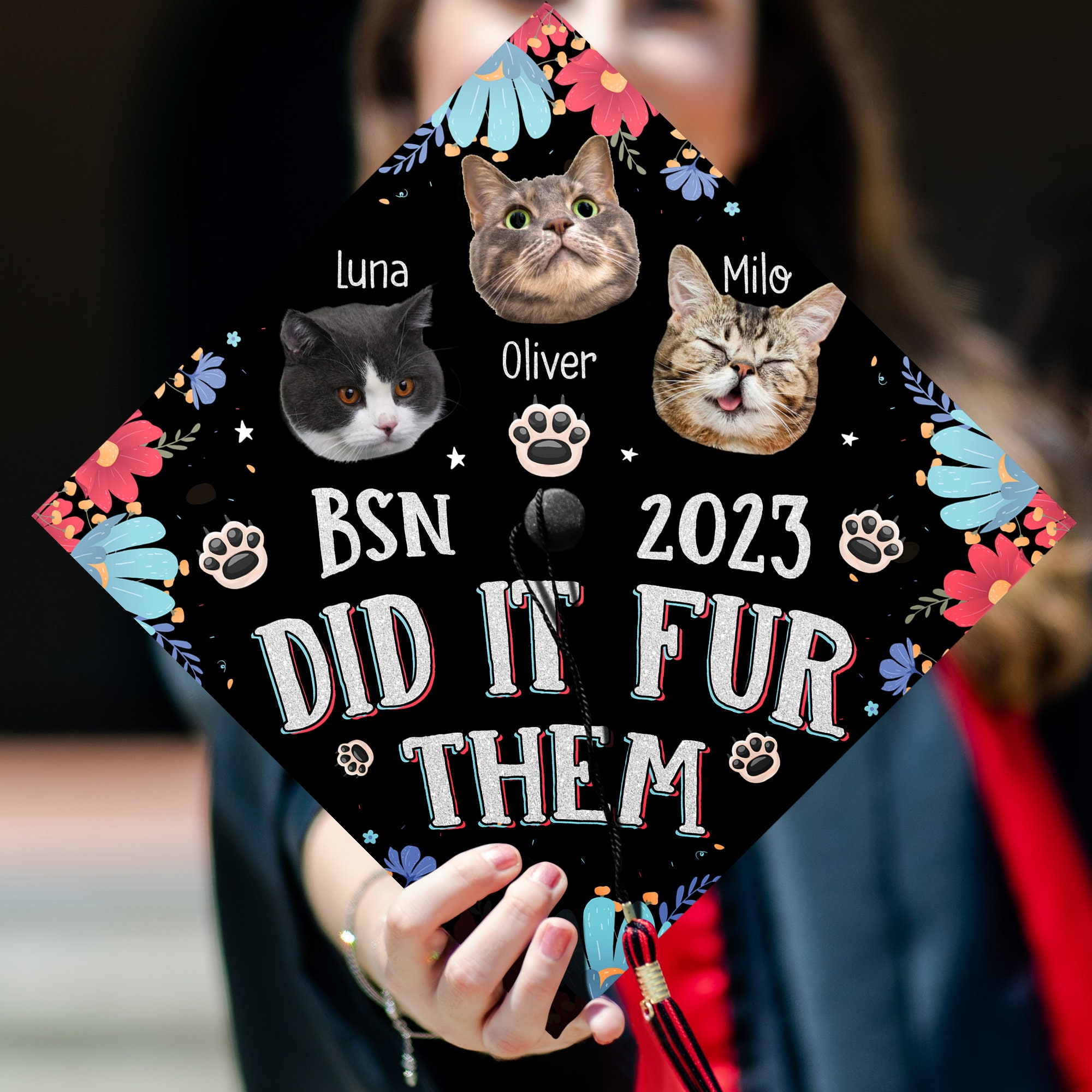 Grumpy Cat Graduation Cap