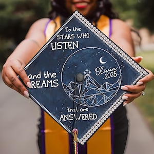 Custom Acotar Graduation Cap Topper, Personalized Bookish Girl Grad Cap ...