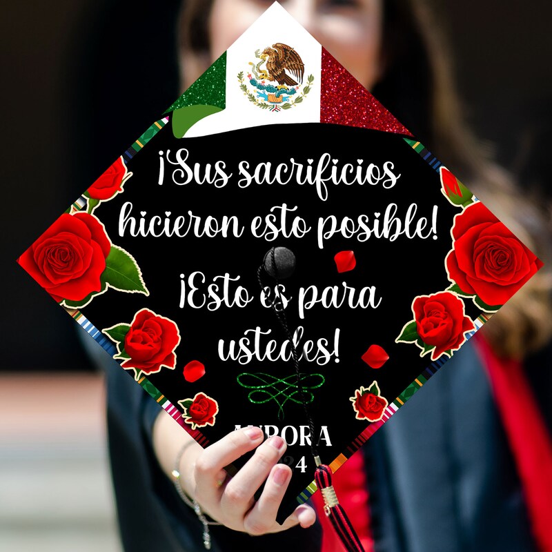 Mexican Graduation Cap Topper - Etsy