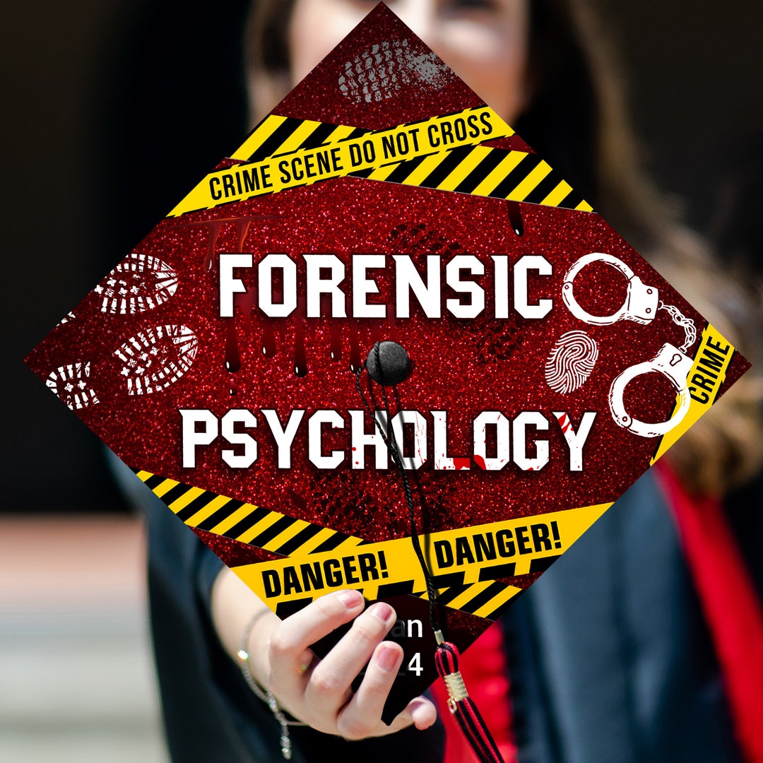Personalized Psychology Graduation Cap Topper, Forensic Psychology ...