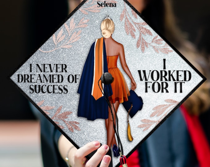 What Like Its Hard Grad Cap Topper, Pink Graduation Cap Topper, Class ...