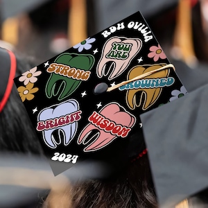 Registered Dental Hygienist Graduation Cap, Personalized RDH Grad Cap ...