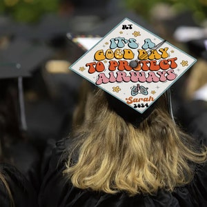 Respiratory Therapist Graduation Cap Topper, Customized RT Grad Cap to ...