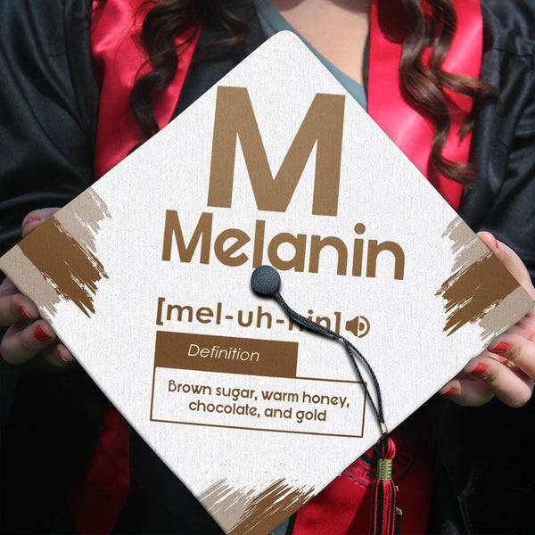 Graduation Cap Topper African American - Etsy