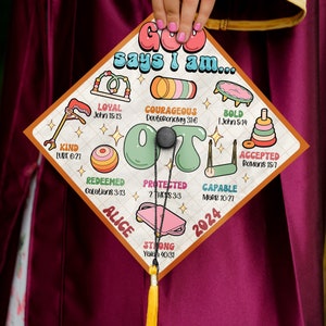 Personalized Occupational Therapy Grad Cap, OT Graduation Cap ...