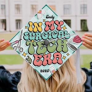 In My Surgical Tech Era Graduation Cap, Personalized Surgical Nurse RN ...