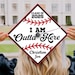 I Am Outta Here Graduation Cap, Custom High School Baseball Grad Cap ...