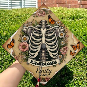 Radiology Technologist Graduation Cap Topper, Custom Rad Tech Grad Cap ...