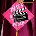 Personalized Film Student Graduation Cap Topper, Funny Grad Cap Topper ...
