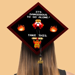 Legend of Zelda Printed Graduation Cap Topper, Funny Grad Cap Topper ...