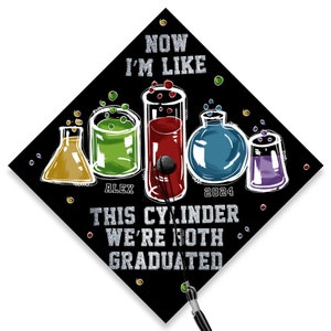 Personalized Biology Science Grad Cap, Custom Biologist Graduation Cap ...