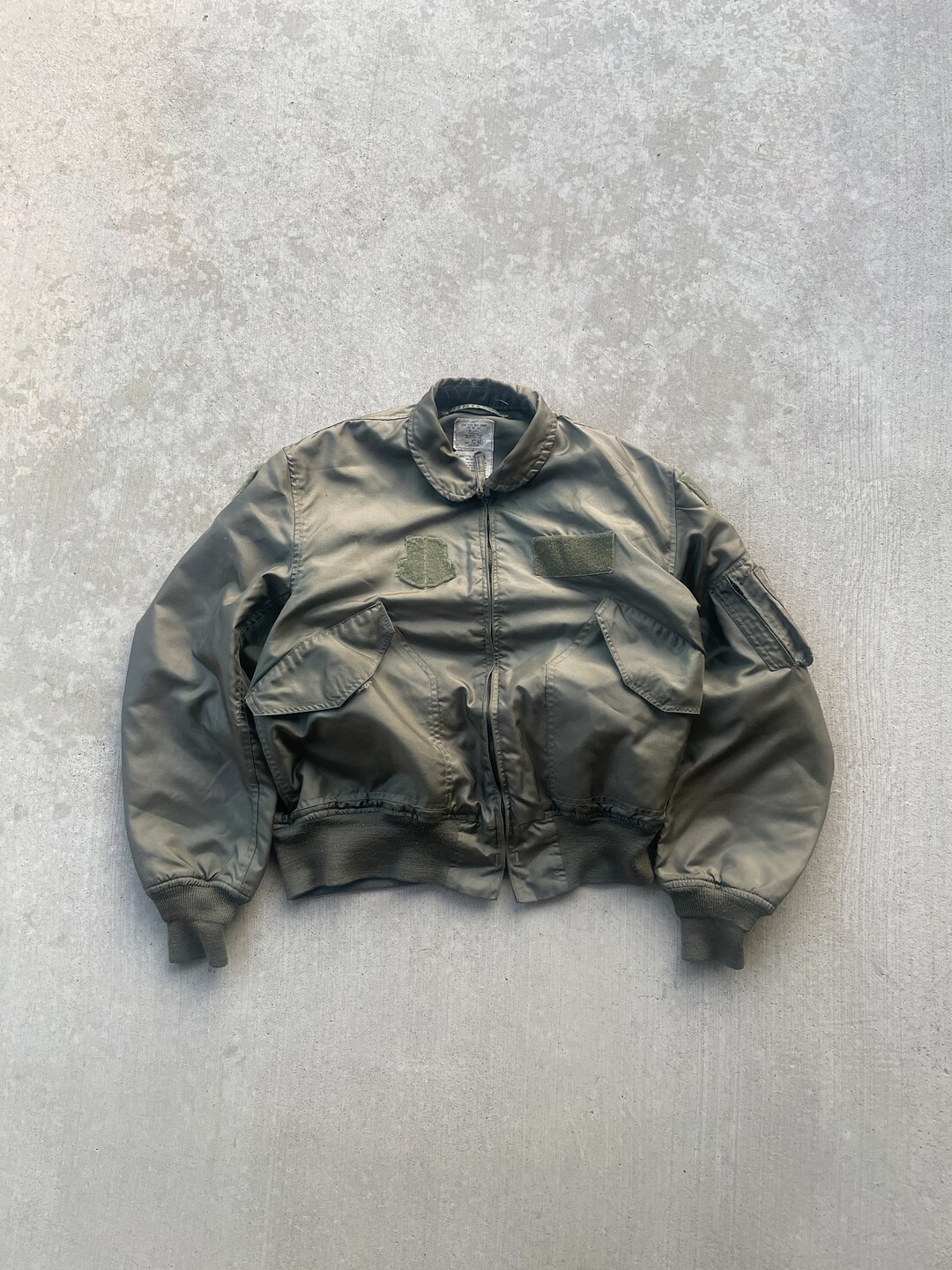 Vintage Military Army Bomber Jacket - Etsy