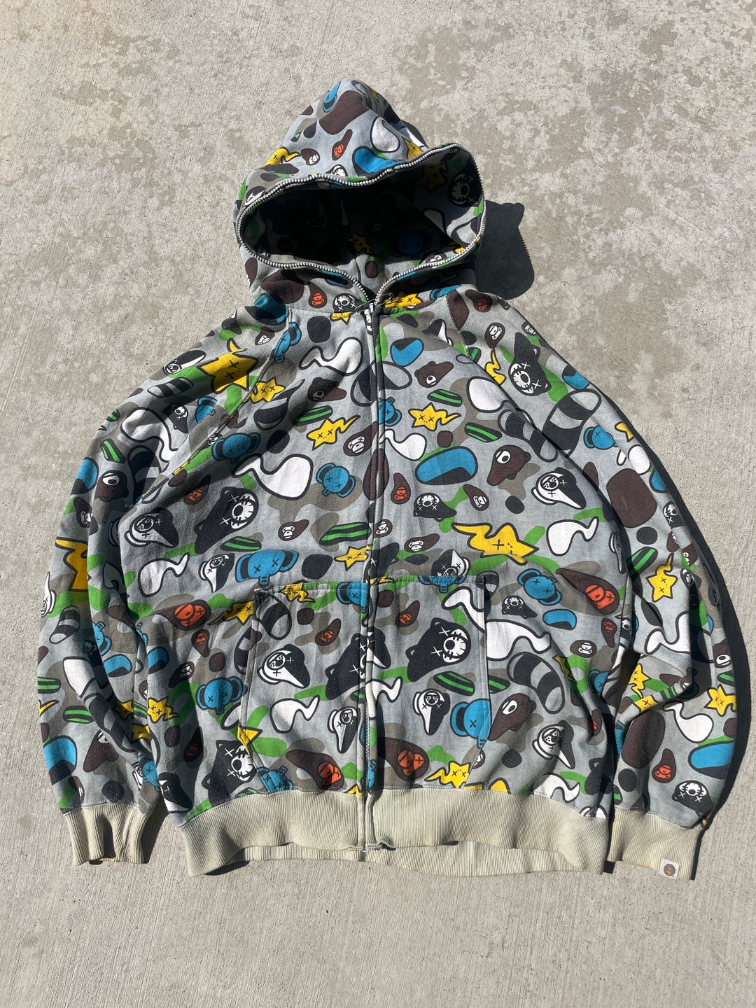 Bape Kaws Hoodie - Etsy