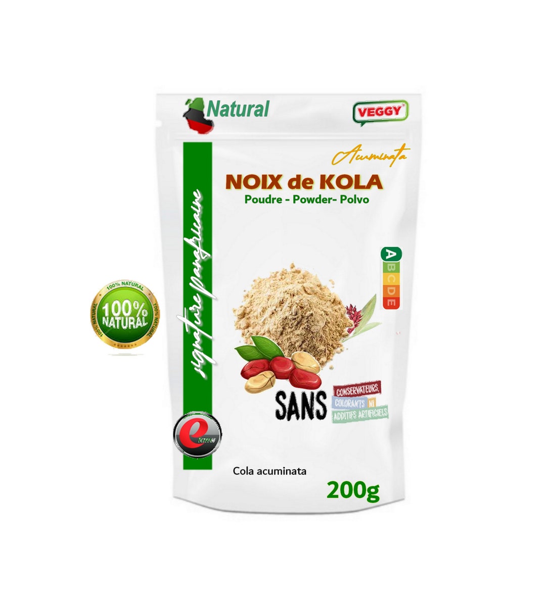 Kola Powder Pan-african Selection 200g - Etsy