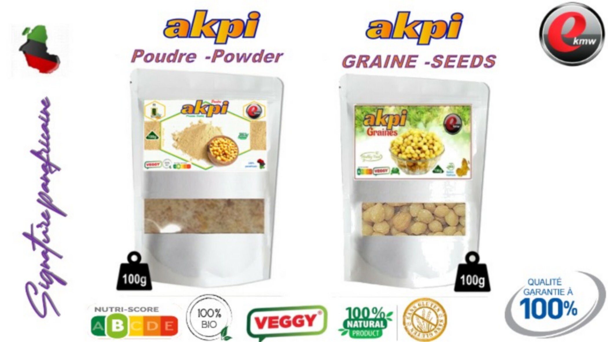 AKPI Fun Duo Seeds, Akpi Powder 2x100g - Etsy