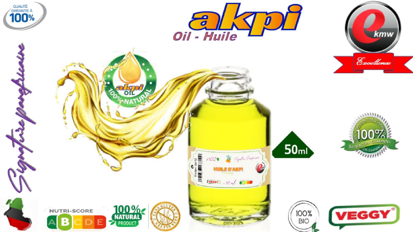 Huile d'Akpi graines Qualité supérieure 50ml - Etsy France
