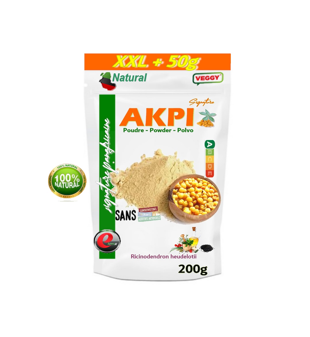 Akpi Powder Top Quality 200g 50g Free - Etsy