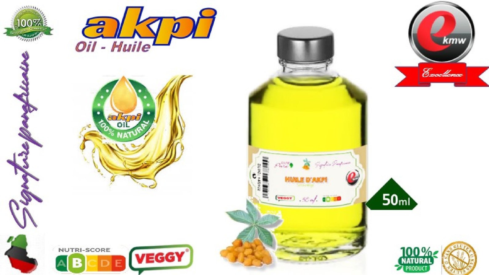 Huile d'Akpi graines Qualité supérieure 50ml - Etsy France