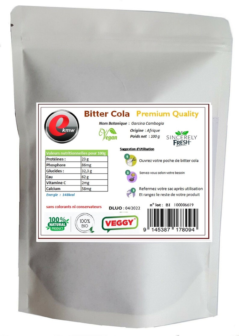Bitter-Cola frais-Qualité supérieure 100g - Etsy Canada