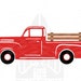 Vintage Red Farm Truck SVG Instant Digital Download File Home ...